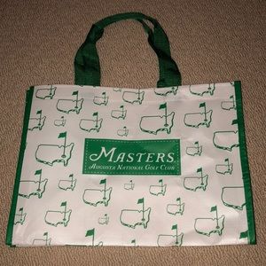 Bags | Masters Golf Augusta Logo Vinyl Tote Bag New | Poshmark